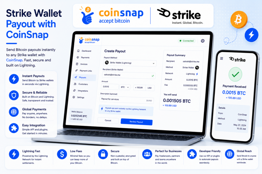 Strike Wallet Payout To Your Own Bank Account Or Bitcoin Wallet ...